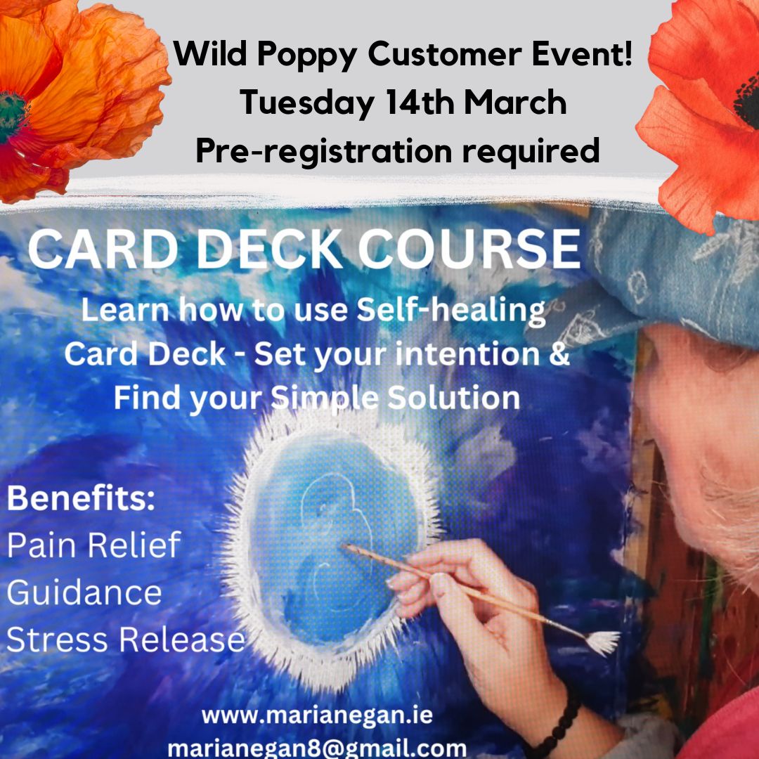 Wild Poppy Event - Healing Card Deck Course With Marian Egan – Wild ...
