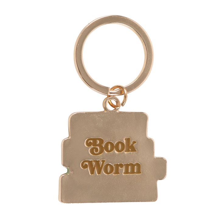 Key Ring - Book Worm – Wild Poppy Wellbeing Emporium